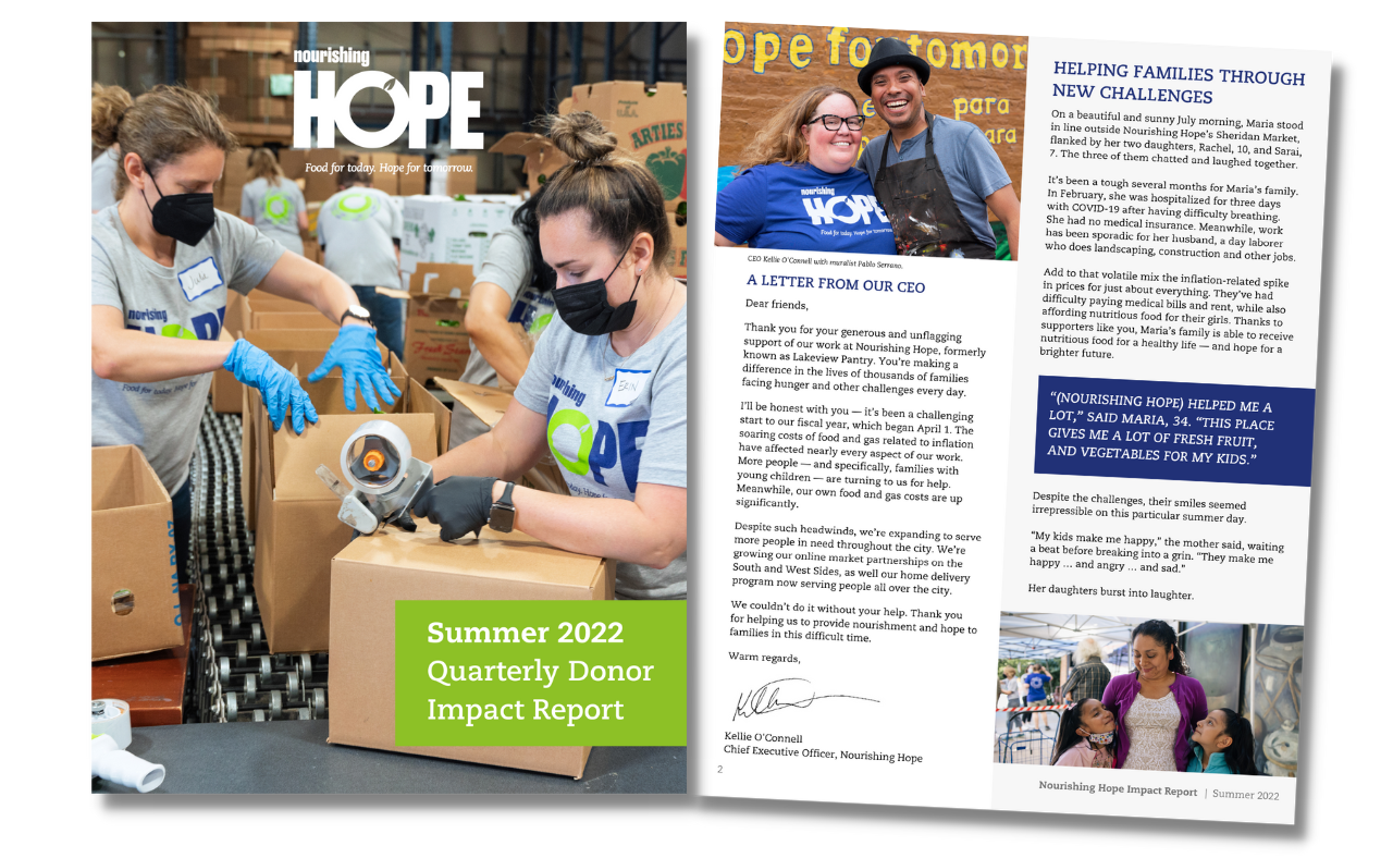 Read the Summer Quarterly Impact Report | Nourishing Hope