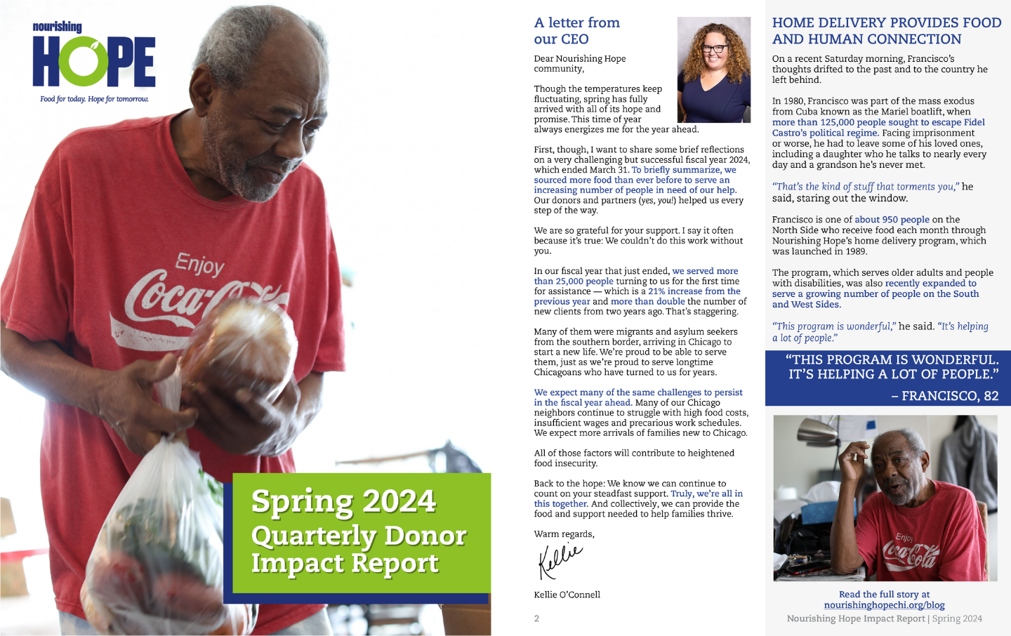 Read our Spring Impact Report | Nourishing Hope
